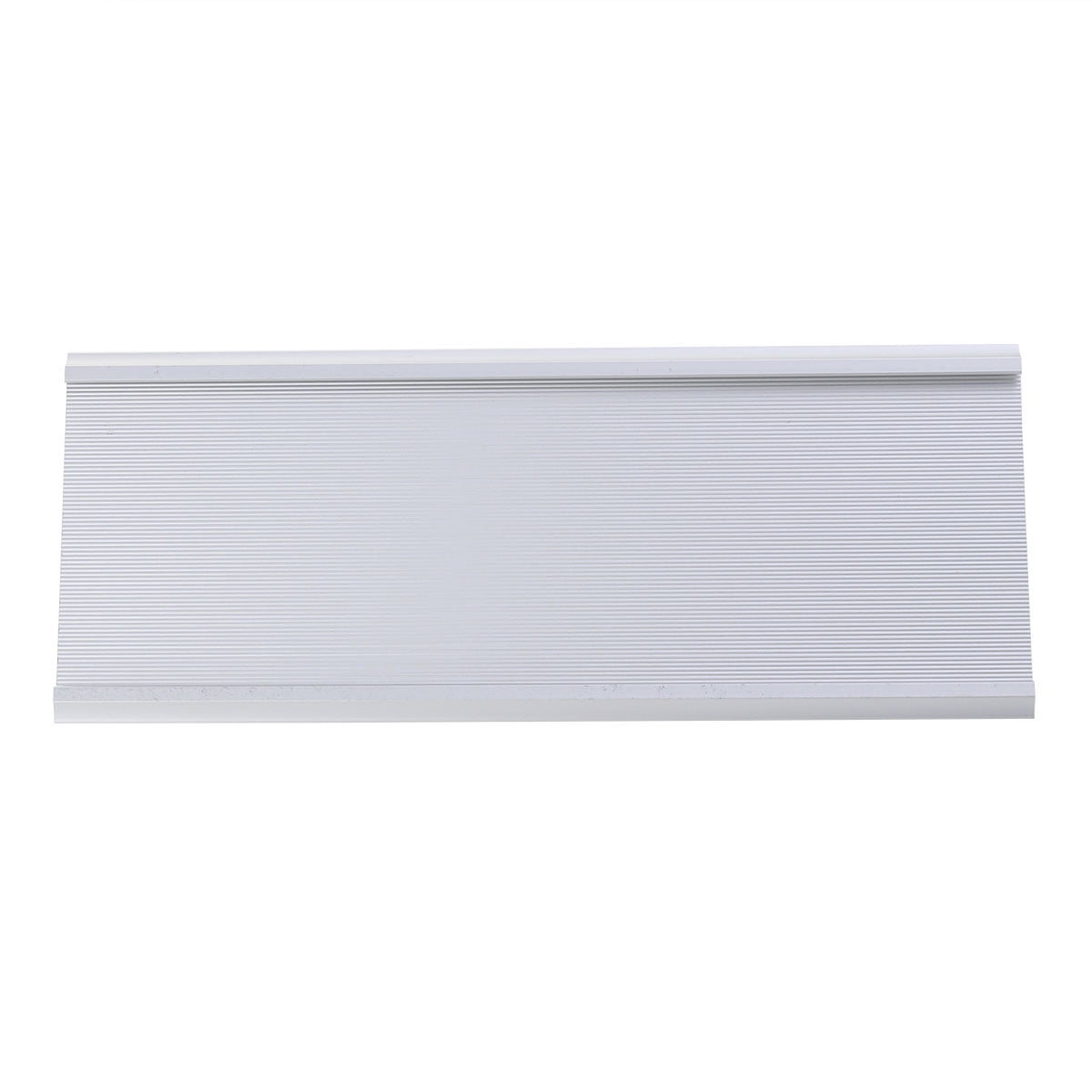 FELTECHELECTR Aluminum Name Plate Holder Desk Card Organizer Silver 18 ...