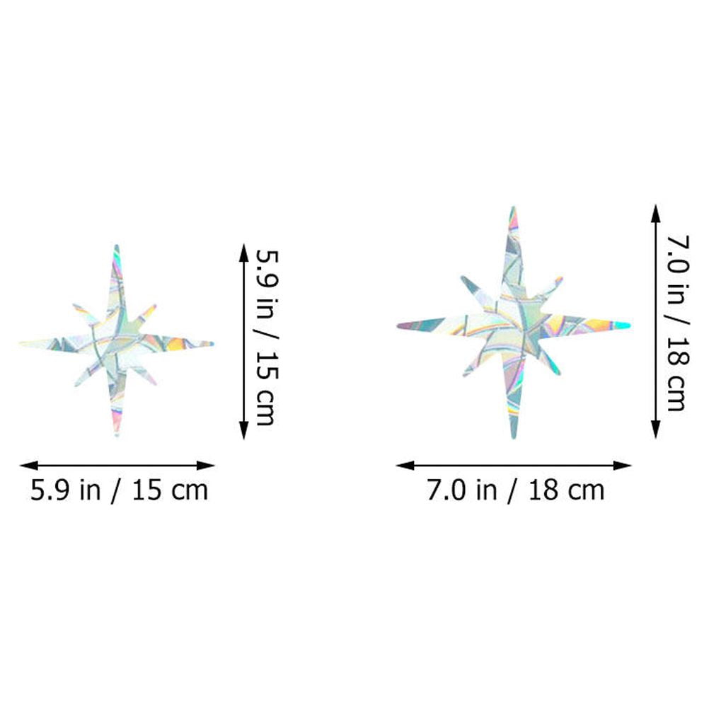 FELTECHELECTR AntiCollision Window Cling Bird Warning Decals ...