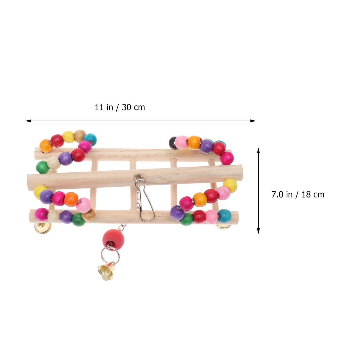 FELTECHELECTR Bamboo Bird Perch Toys for Parrot Owners and Their Pets ...