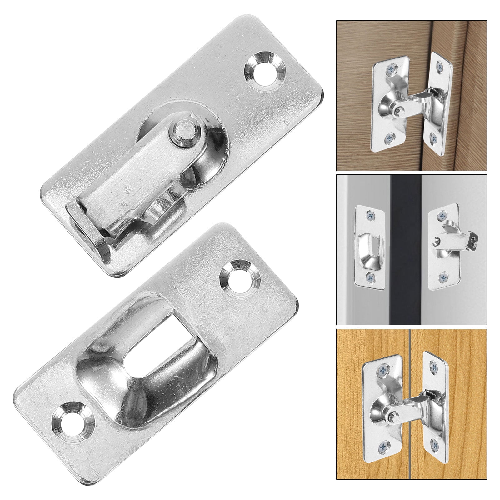 FELTECHELECTR Barrel Bolt Latch Slide Bolt Latch Stainless Steel Lock ...