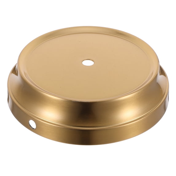 FELTECHELECTR Basic Lamp Base Desk Lamp Base Golden Iron 1Pack for Home ...
