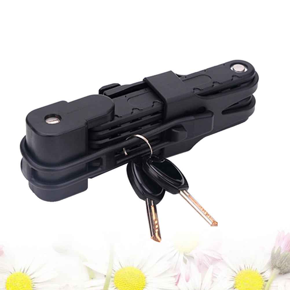FELTECHELECTR Bike Safety 1Pack Black Folding Lock Heavy Duty Anti For ...