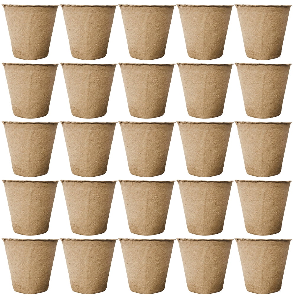 FELTECHELECTR Biodegradable Plant Starter Pots Made of Paper Pulp for ...