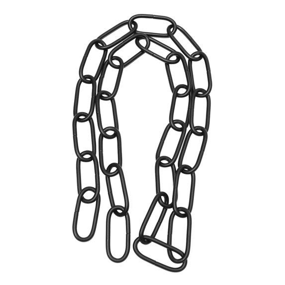 FELTECHELECTR Black Iron Chain 4MM Thick 1M Long Hanging Chain for ...