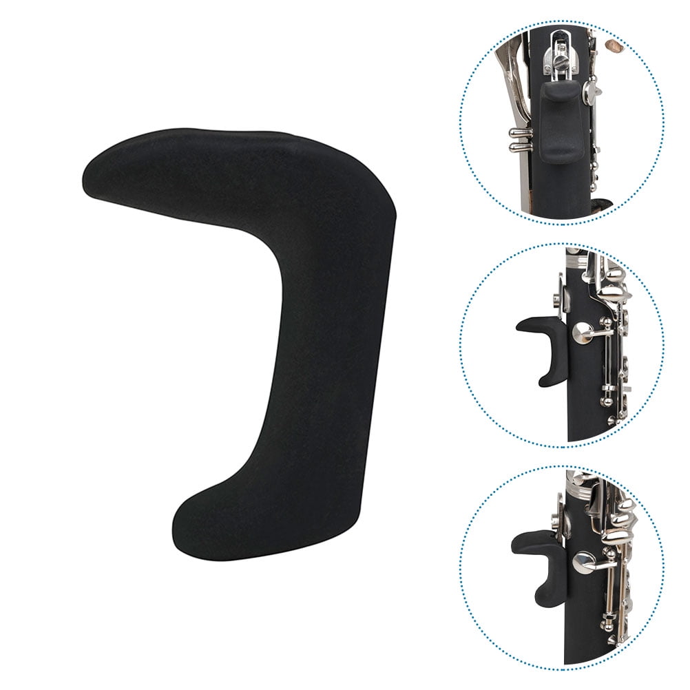 FELTECHELECTR Black Silicone Clarinet Thumb Rest 1Pcs for Musicians ...