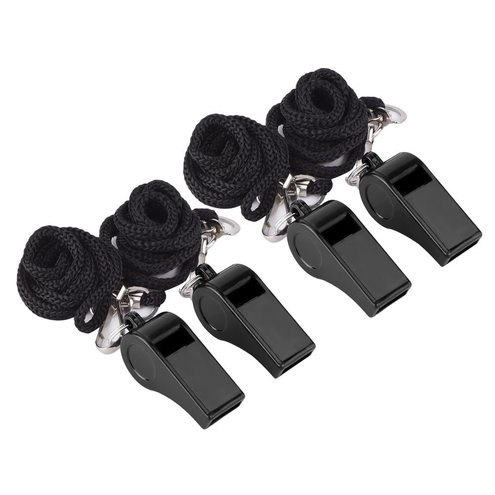 FELTECHELECTR Camping Signal Whistles Metal Round for Traffic Police 4 ...