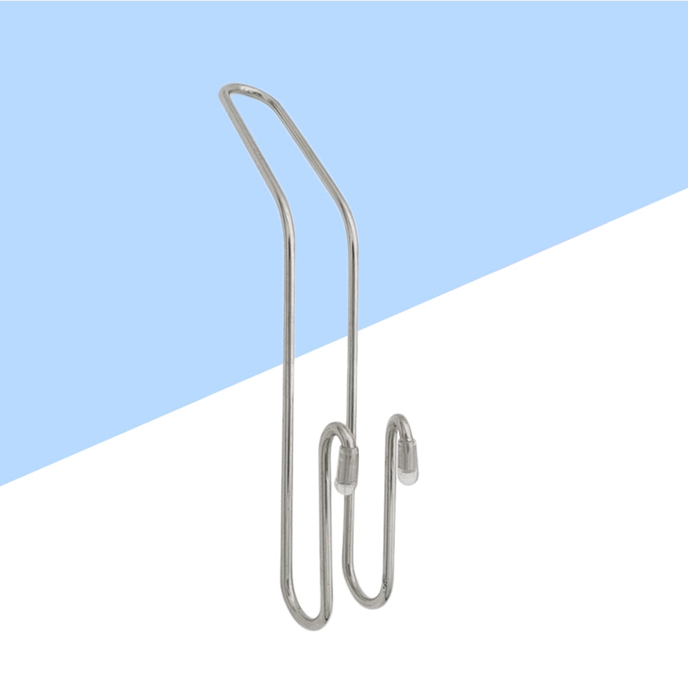 FELTECHELECTR Car Seat Storage Hooks 2Pcs Silver Stainless Steel For ...