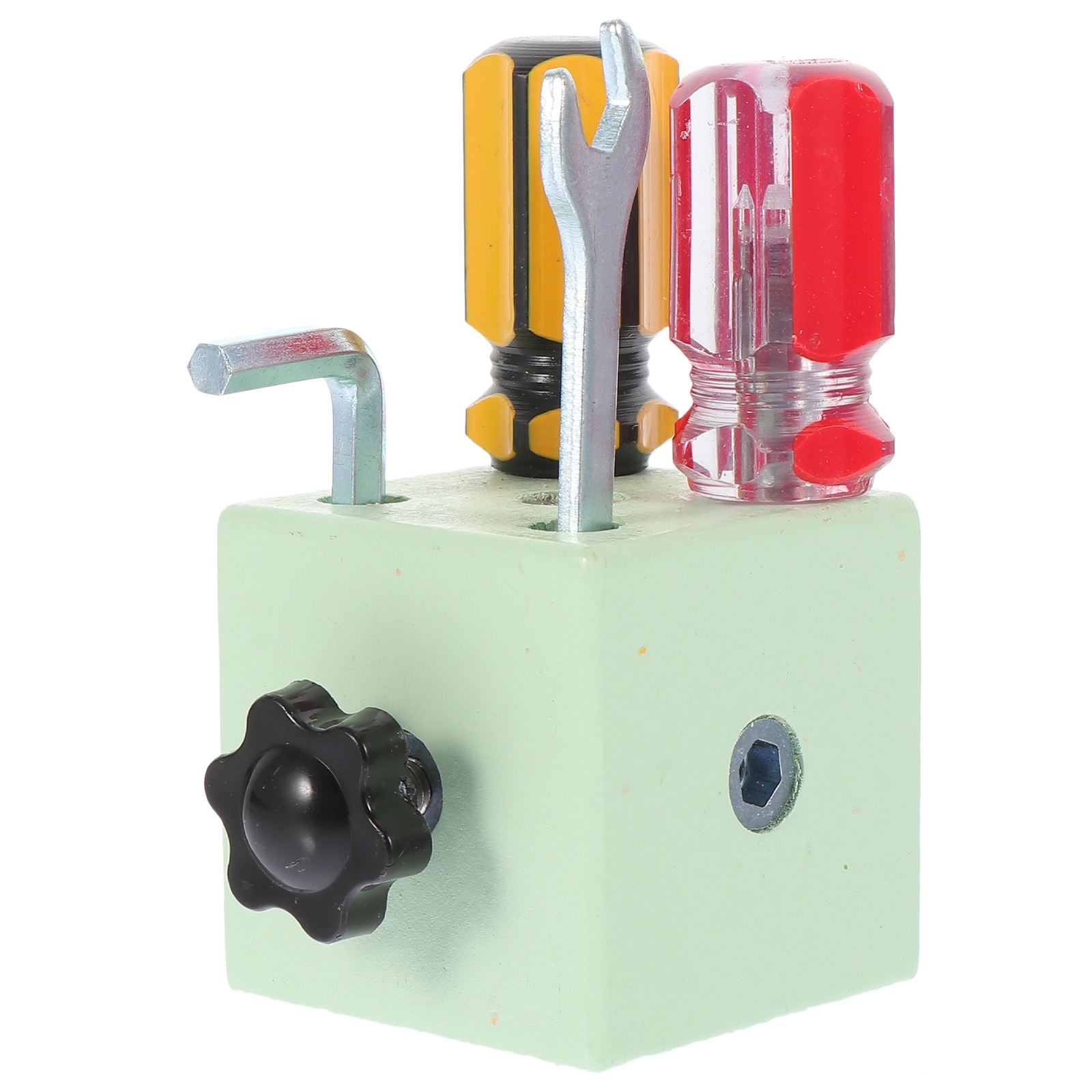 FELTECHELECTR Children Disassembly Toy 1Set Green Nut and Screw Shapes ...