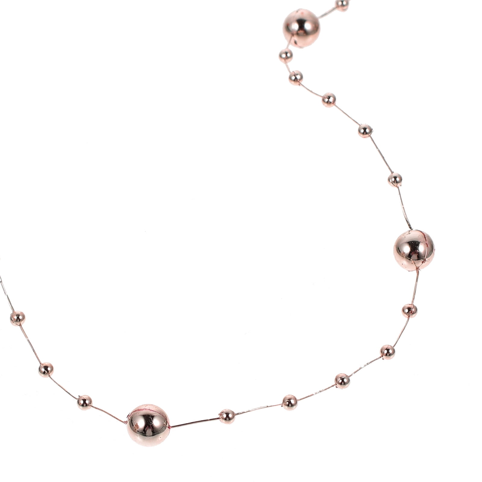 FELTECHELECTR Creative Beaded Chain Decor 1 Roll for Women and Craft ...