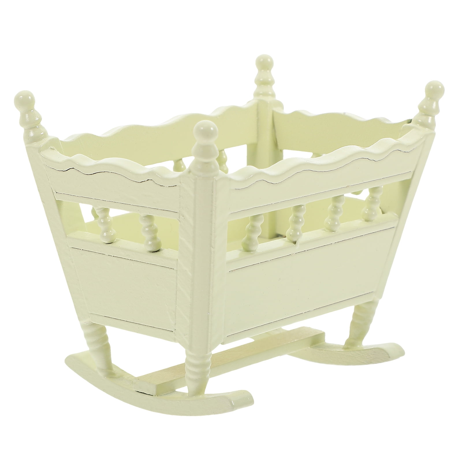 FELTECHELECTR Doll House Mini Cradle Bed 1 Piece - Walmart.com