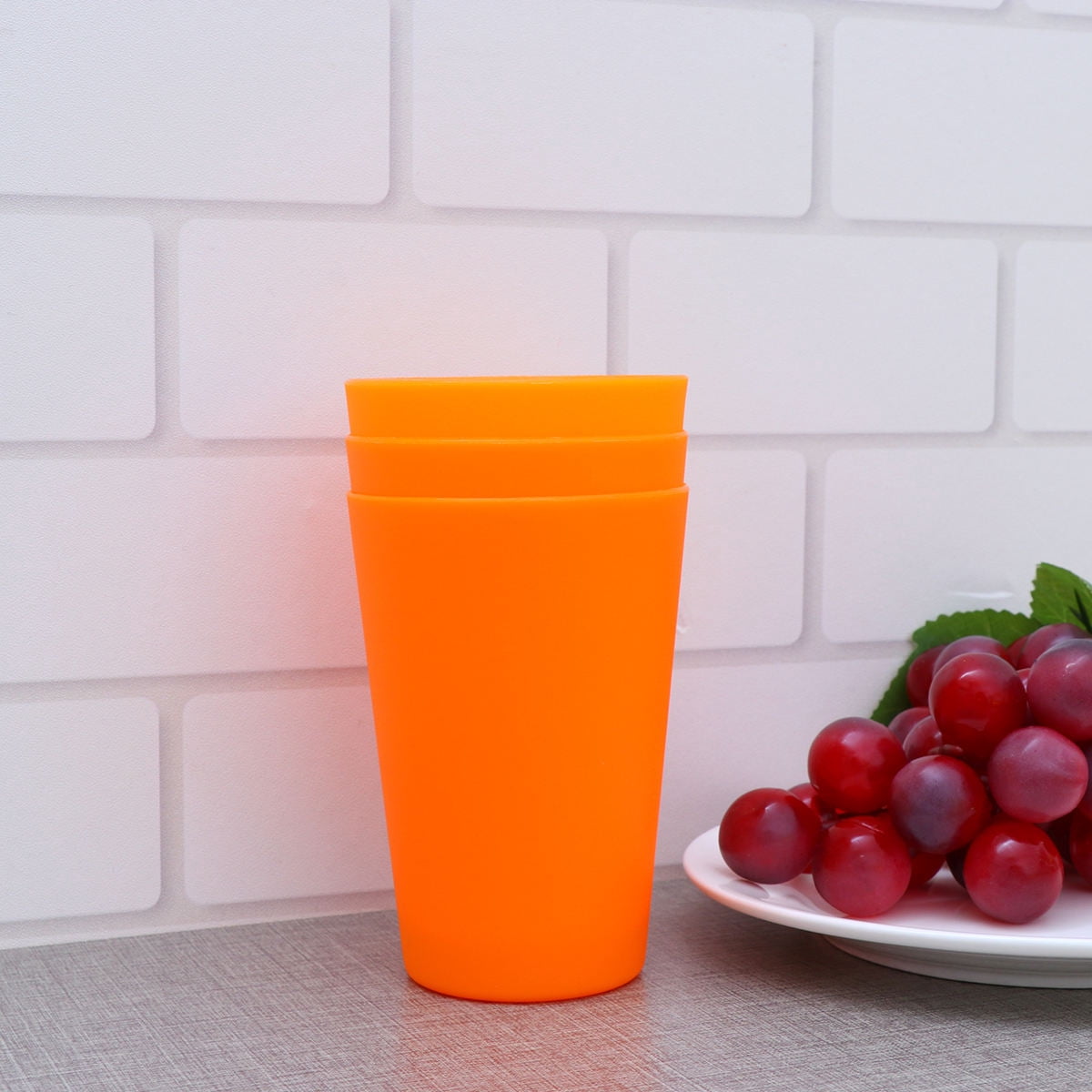 FELTECHELECTR Graduation Party Cups 12Pcs Plastic Drinking Cups Round ...
