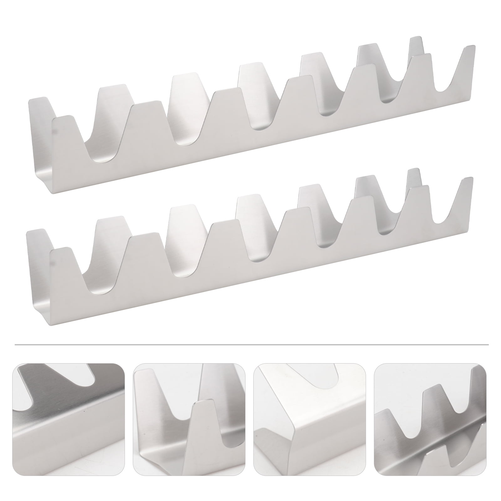 FELTECHELECTR Wire Roaster Rack Taco Fry Rack Iron Wire 2Set Silver ...