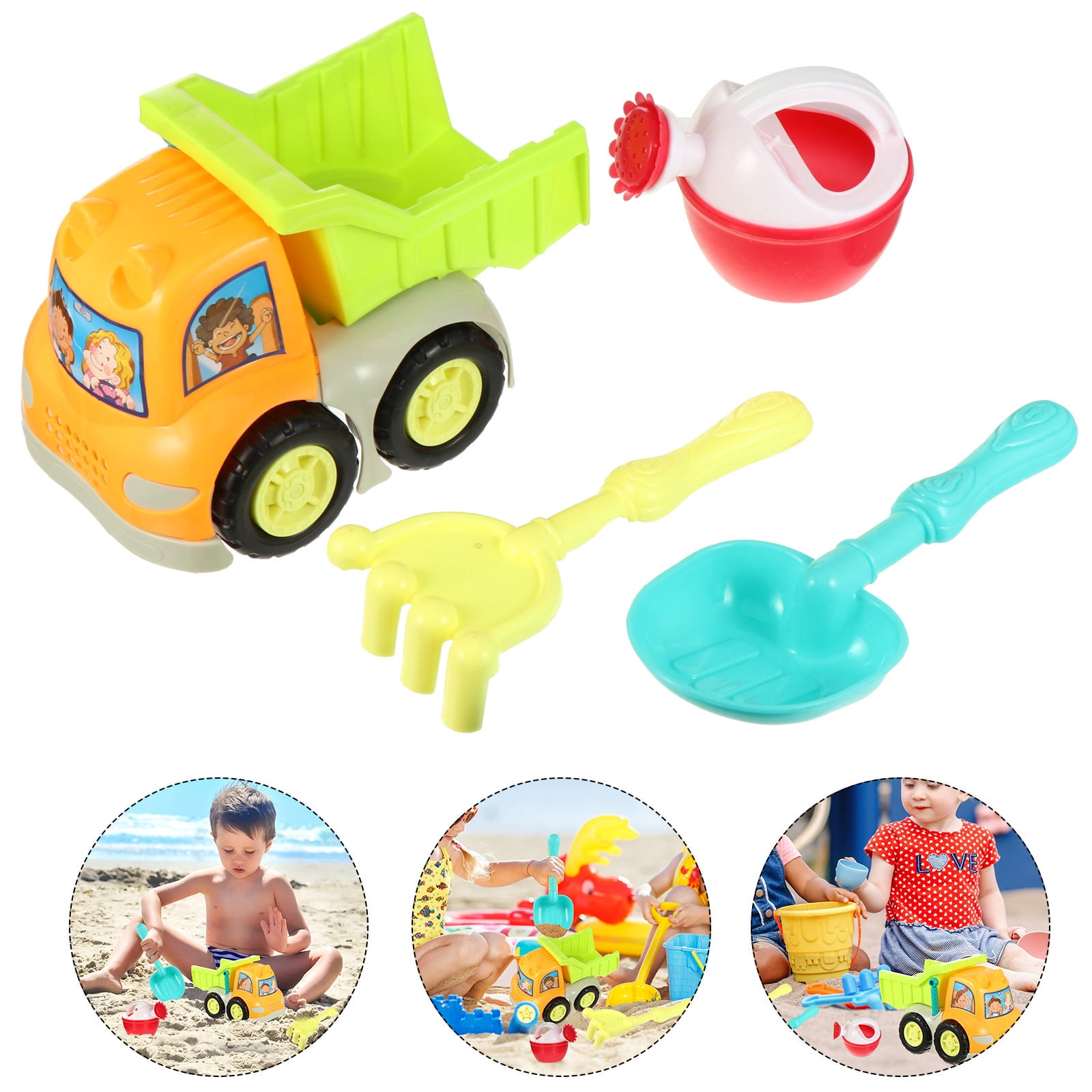 FELTECHELECTR Kids Beach Sand Toy Set Assorted Color PP Material ...