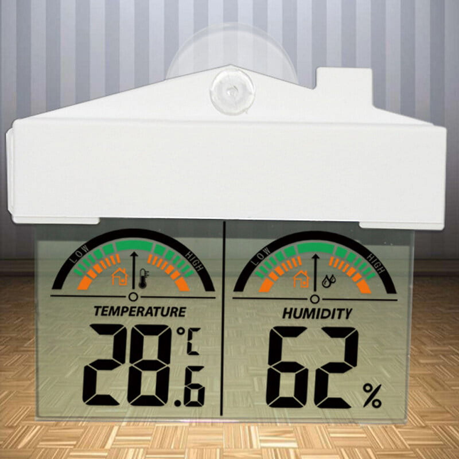 FELTECHELECTR LCD Digital Thermometer Hygrometer Weather Station with ...