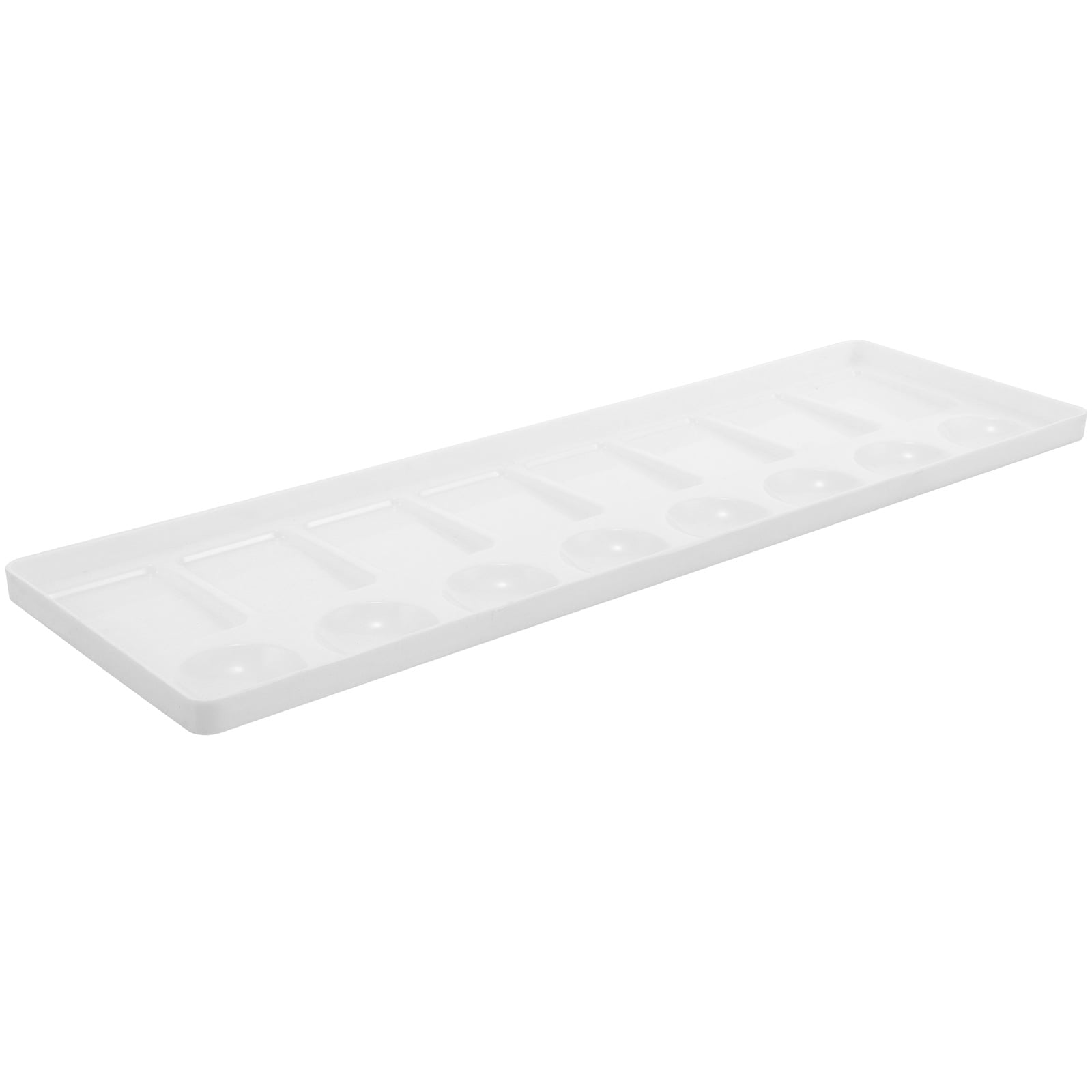 FELTECHELECTR Long Paint Palette Watercolor Mixer Plastic Painting ...