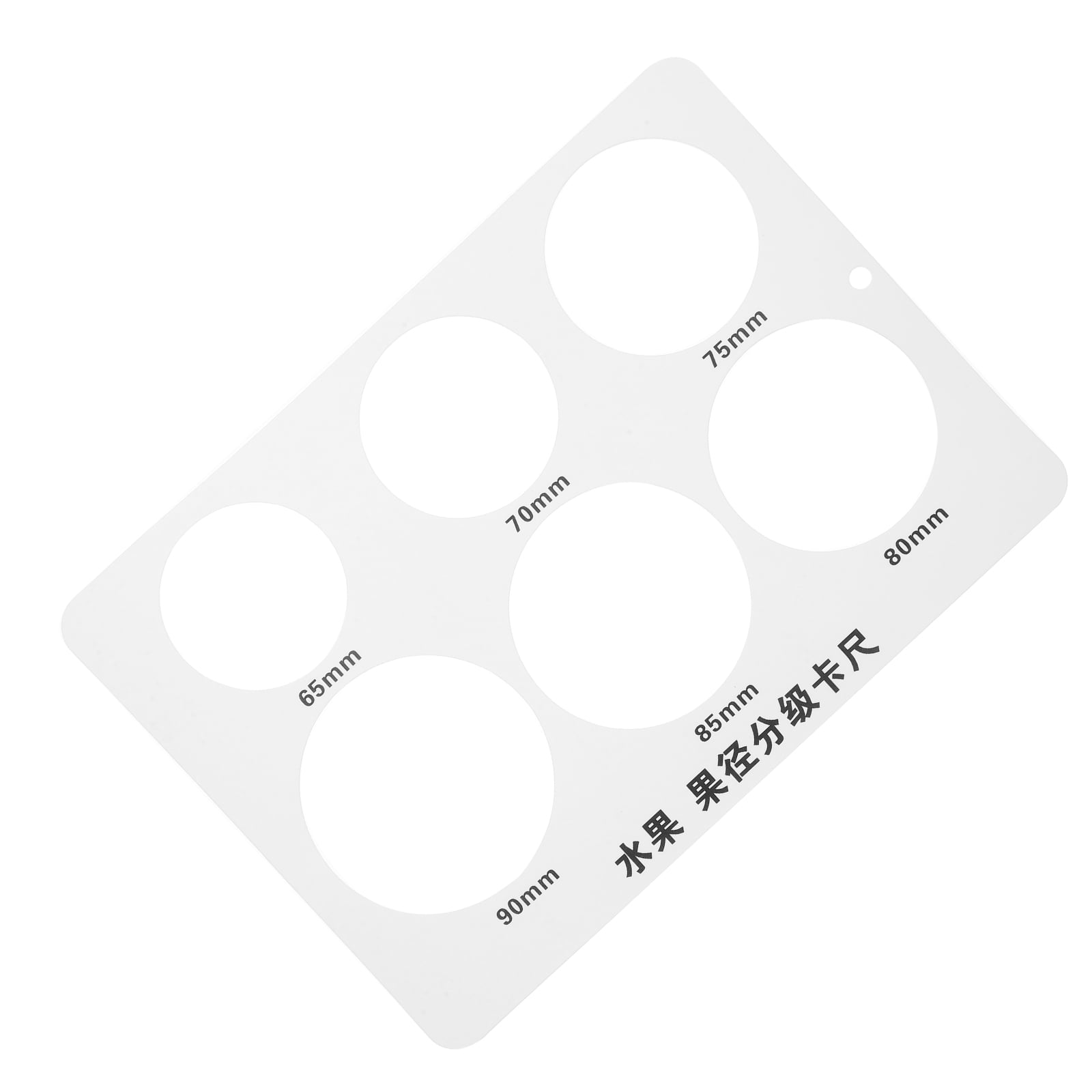 FELTECHELECTR Measuring Circle Fruit Sizing Tool Plastic Design for ...