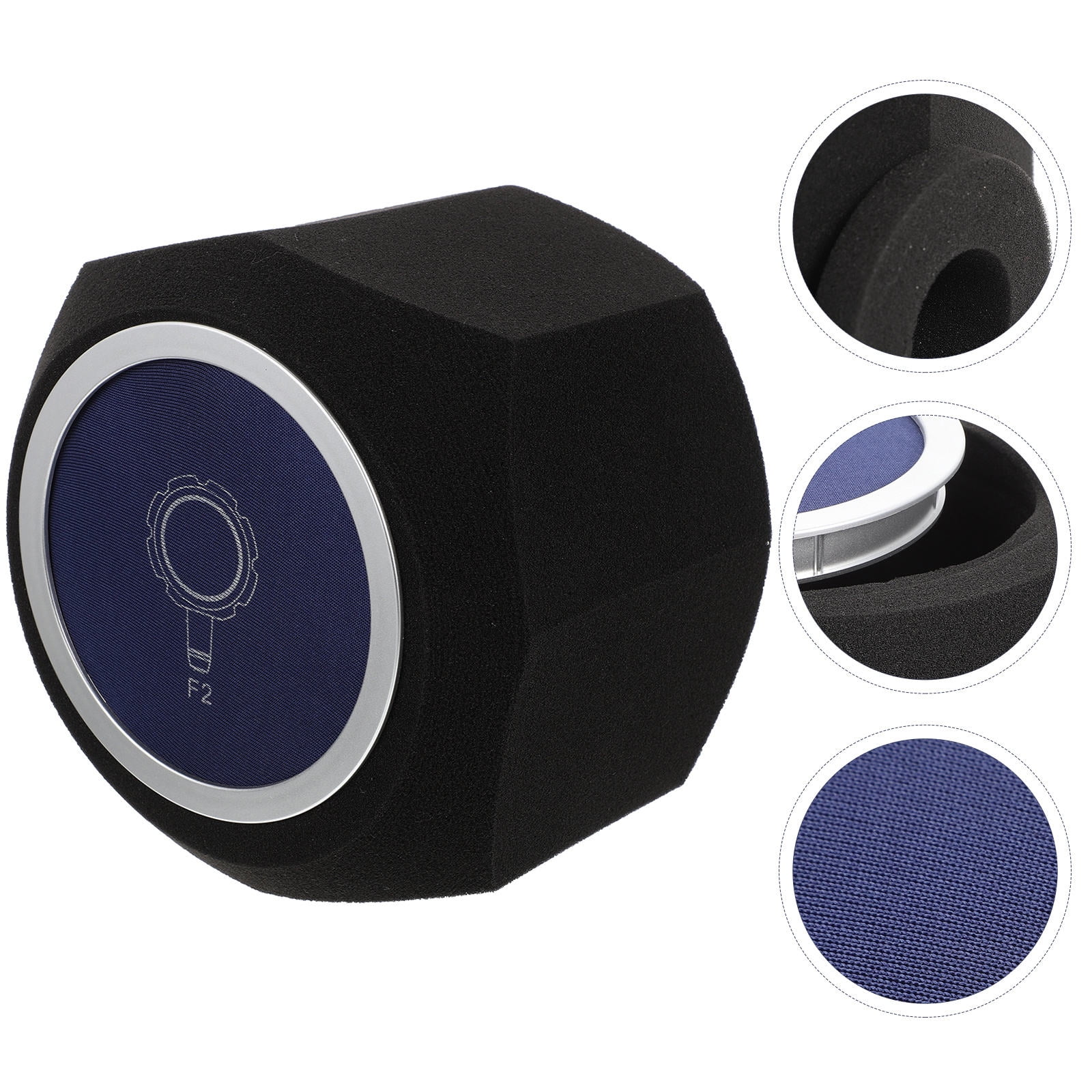 FELTECHELECTR Microphone Mesh Sleeve Octagonal Sponge Cover Noise ...