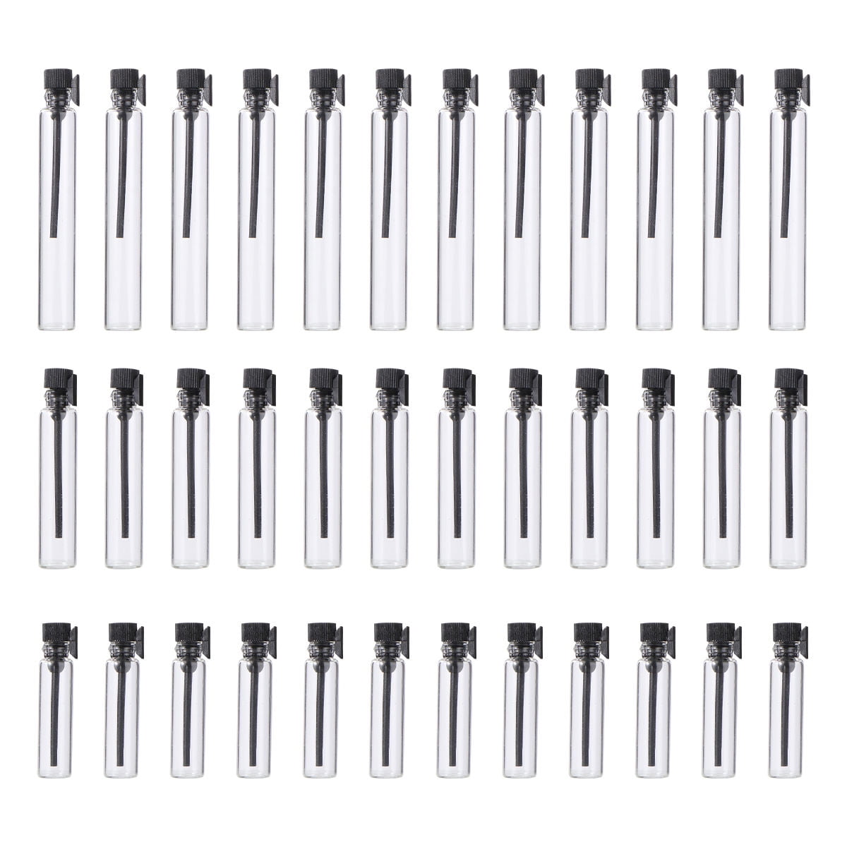 FELTECHELECTR Perfume Test Tube Bottles 150Pcs Transparent Plastic ...