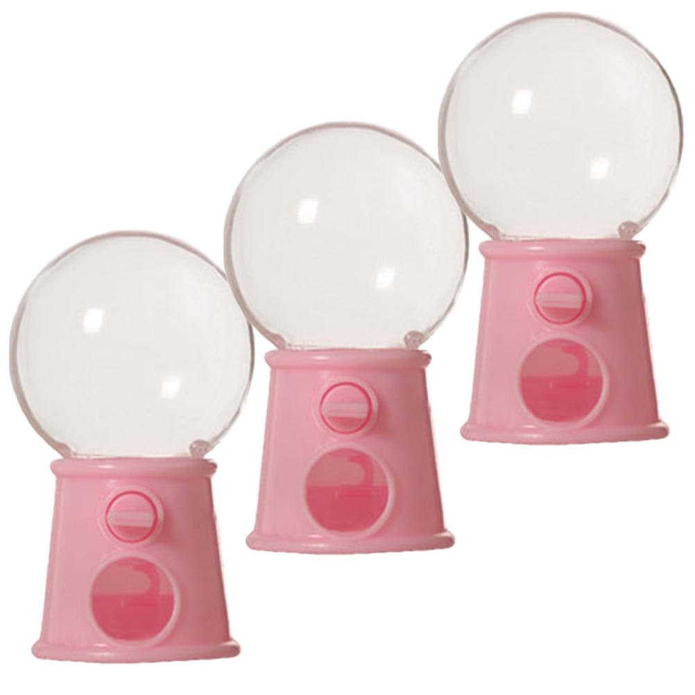 FELTECHELECTR Pink Mini Gumball Machine Toys for Kids Creative Candy ...