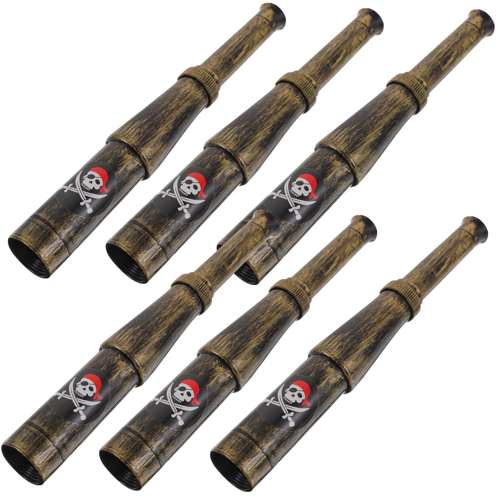 FELTECHELECTR Pirate Toys 6Pcs Telescopes for Kids Child Telescope Toy ...