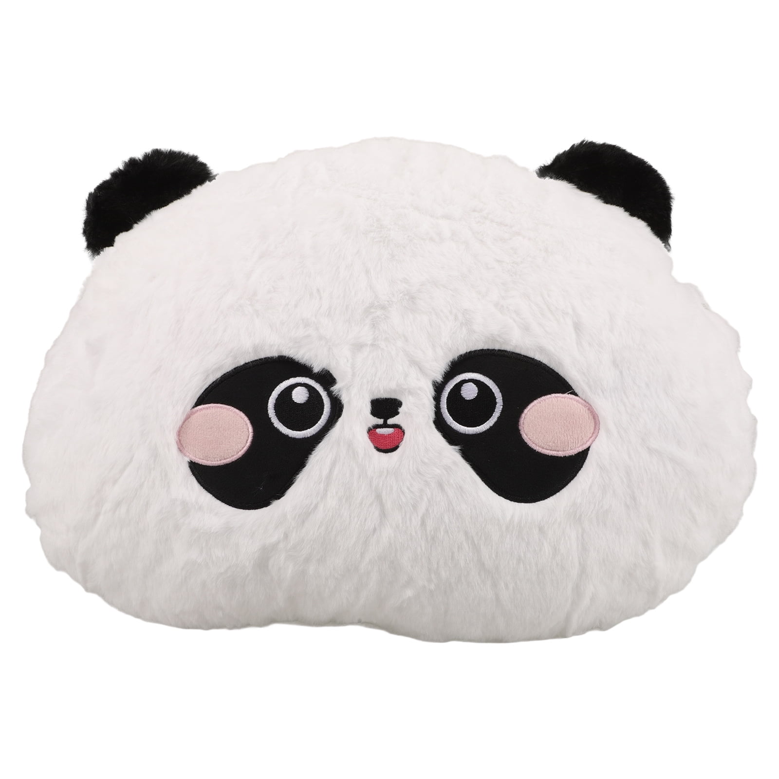 FELTECHELECTR Plush Car Headrest Pillow Lumbar Support Pillow Panda ...
