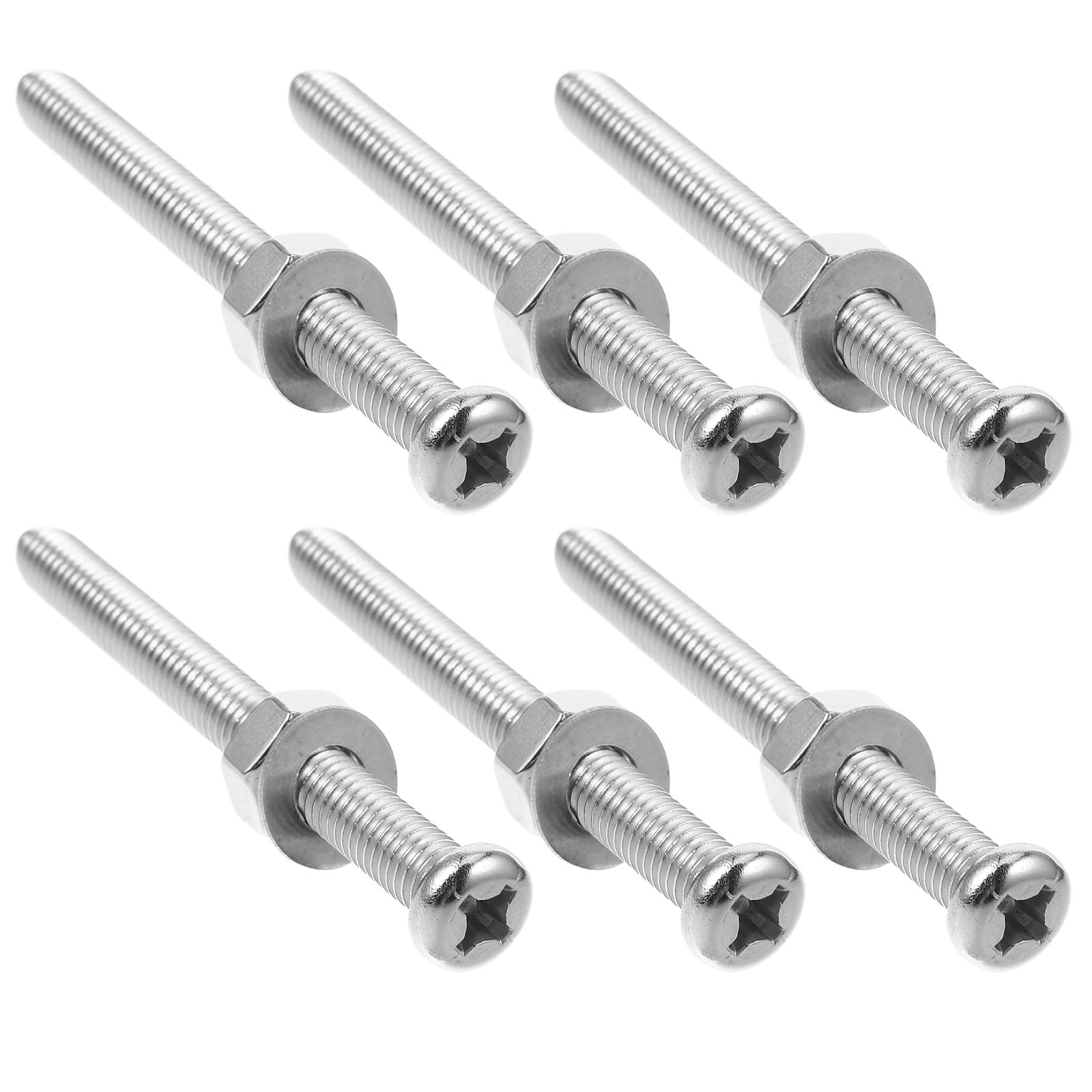 FELTECHELECTR Pool Ladder Fasteners 6Pcs Silver Step Screws for ...