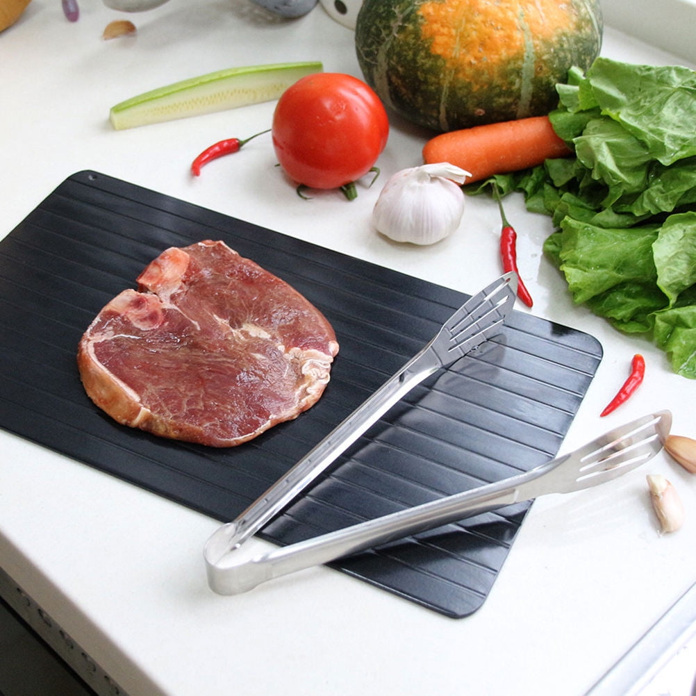 FELTECHELECTR Rapid Defrosting Board 1Pack Black Rectangle Thawing ...