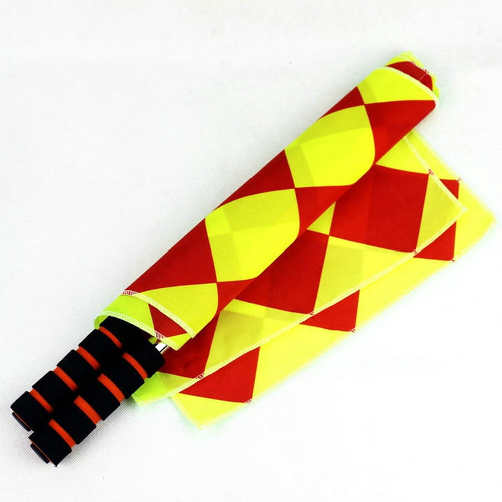 FELTECHELECTR Referee Tools 2Pcs Pennant Flag Sponge and Tarpaulin ...