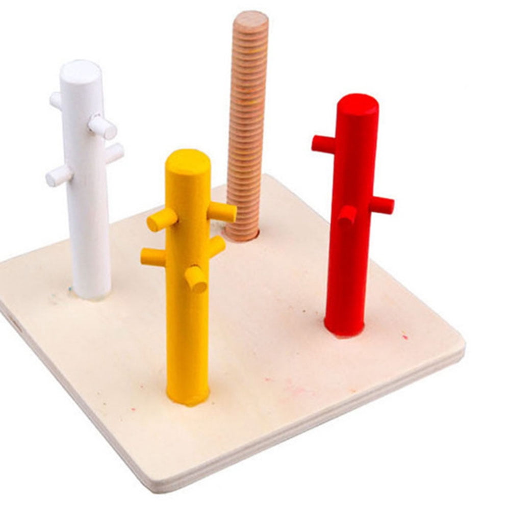 FELTECHELECTR Shape Matching Puzzle Box 1Set Wooden Early Education ...