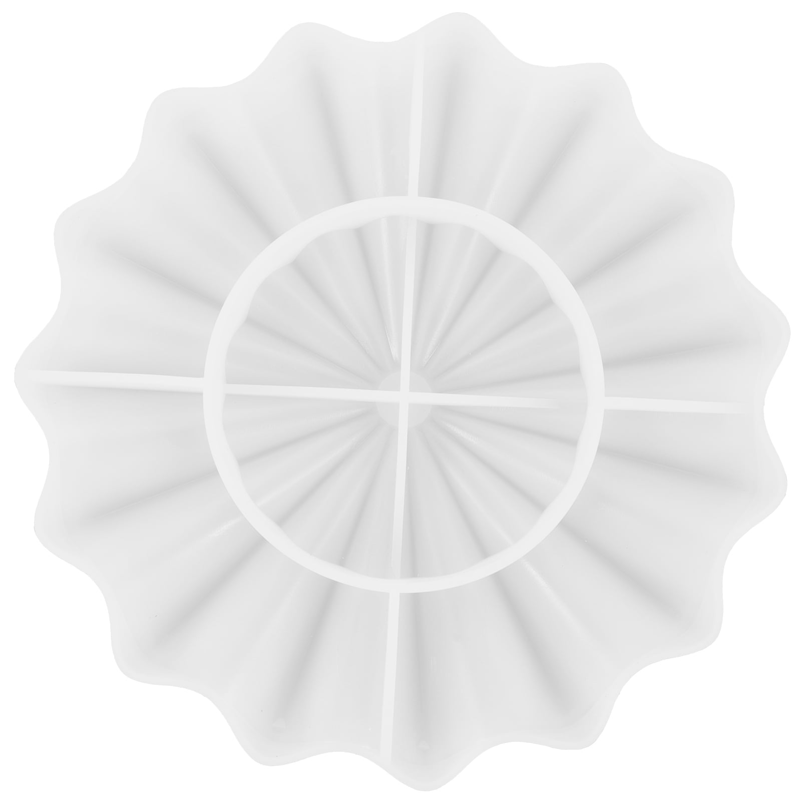 FELTECHELECTR Silicone Wave Drain Tray Mold Oval Baking Molds Fruit ...