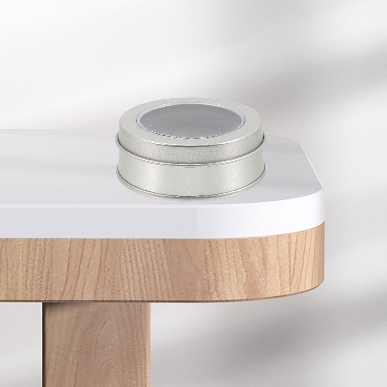 FELTECHELECTR Silver Small Metal Box for Storage with Sealing Lid and ...