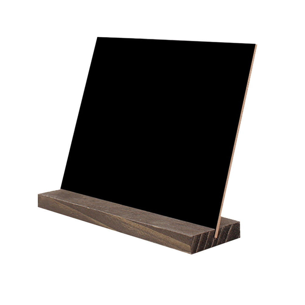 FELTECHELECTR Small Hotel Blackboard for Guest Wood Base Design ...