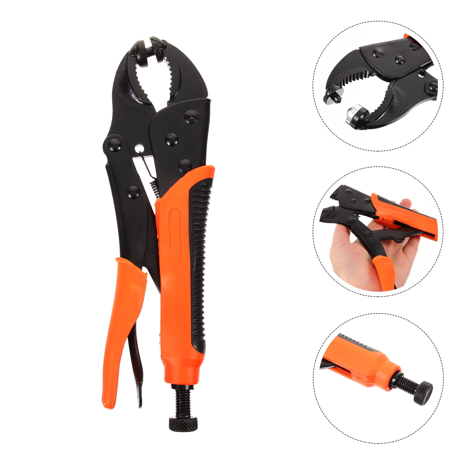 FELTECHELECTR Snap Button Set Snap Fastener Tool Orange Handle ...