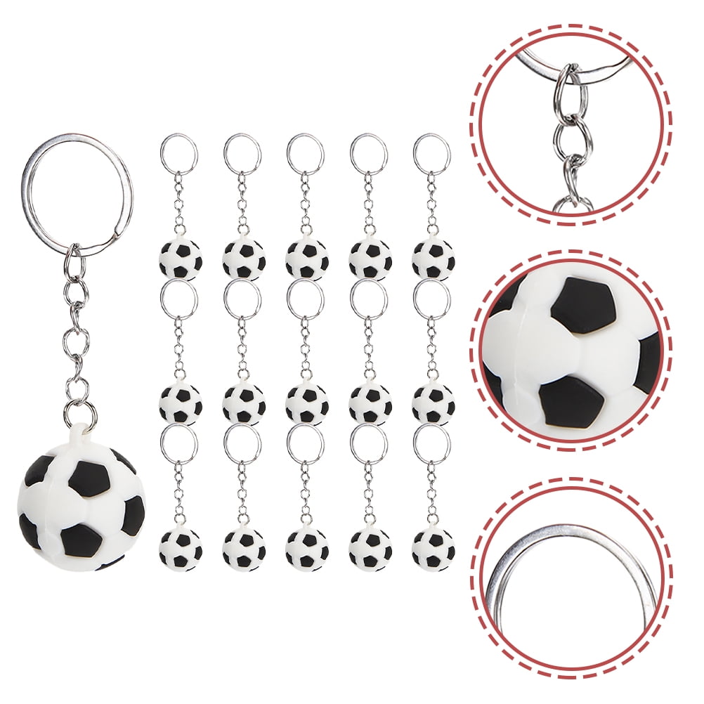 FELTECHELECTR Sports Theme Keychains for Kids with Soccer Ball Design ...