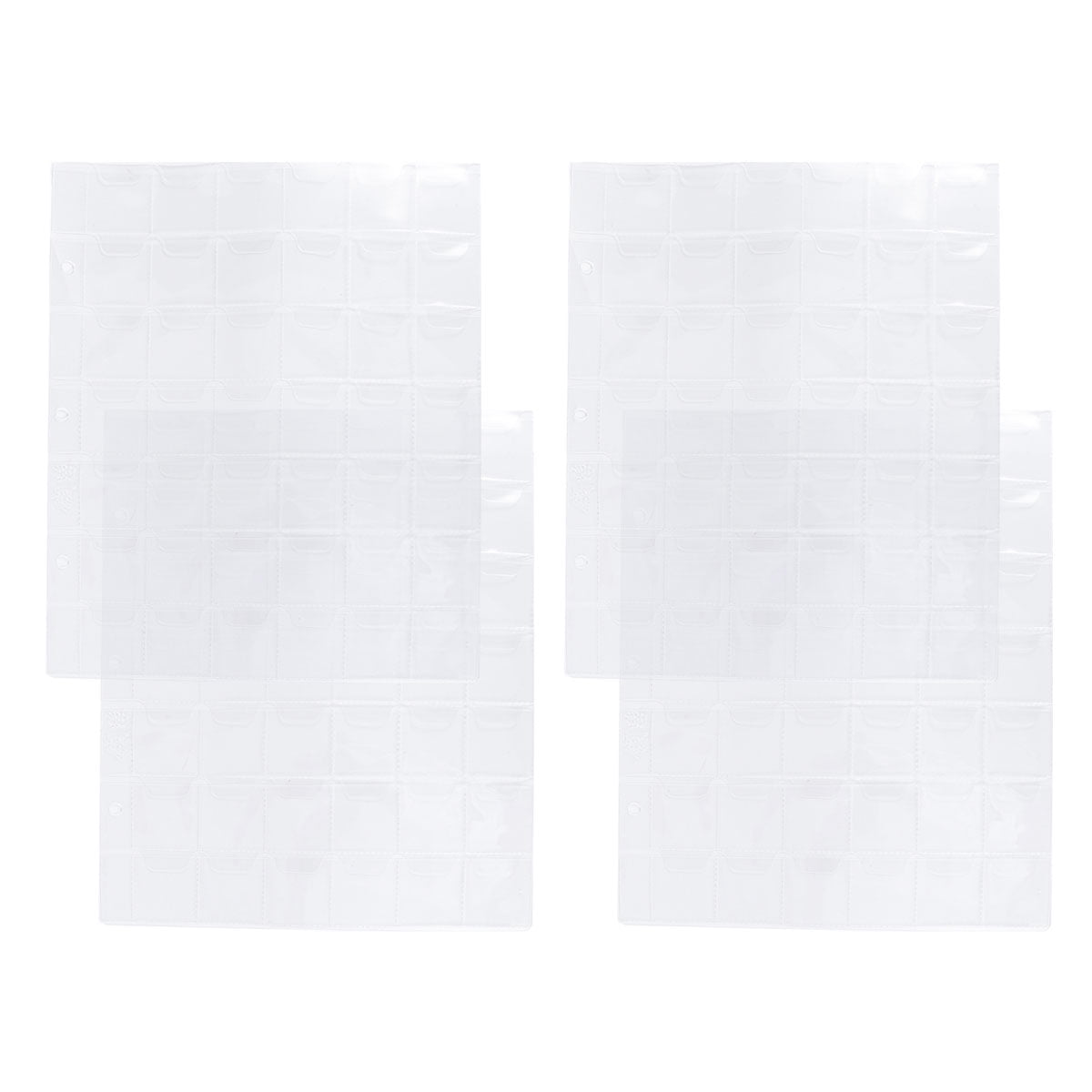 FELTECHELECTR Transparent PVC Coin Storage Bag for Collection 42 ...