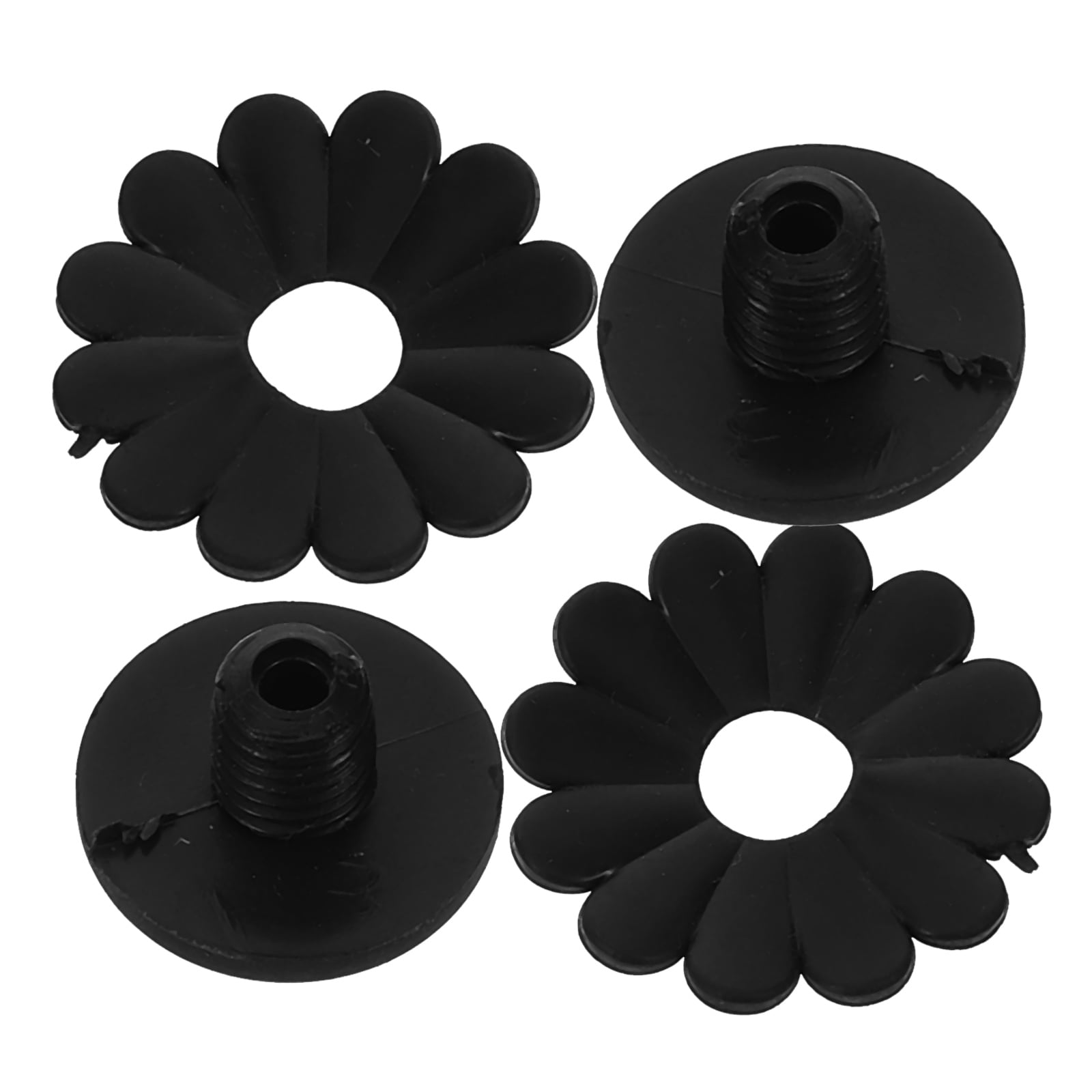 FELTECHELECTR Umbrella Repair Accessories 2Sets Round Shape Black ...
