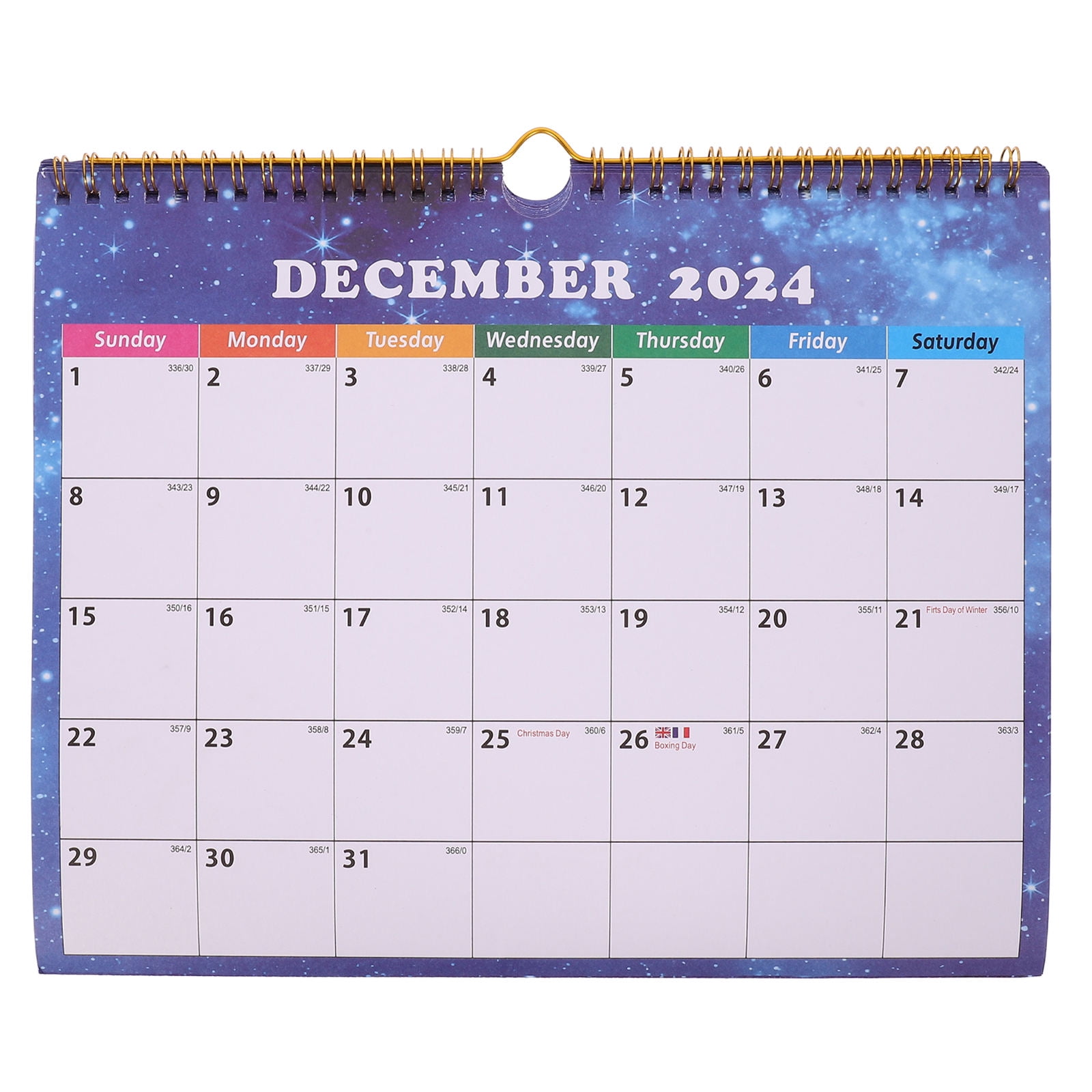 FELTECHELECTR Wall Display Calendar Large Calendar for Wall with Three ...