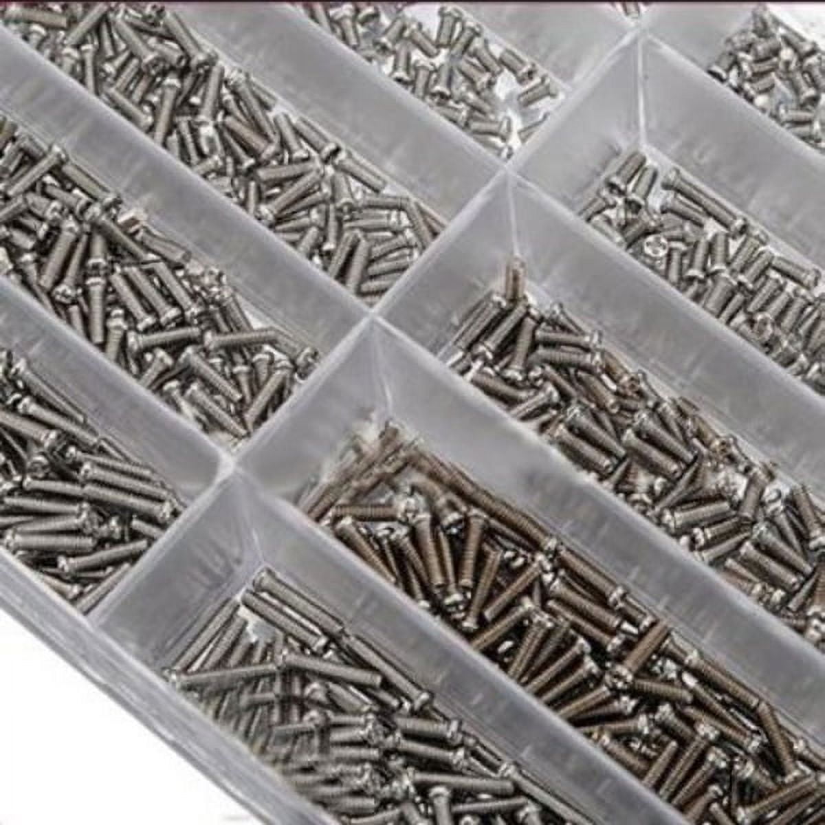 FELTECHELECTR Watchmakers Tools 670Pcs of Stainless Steel Screws for ...