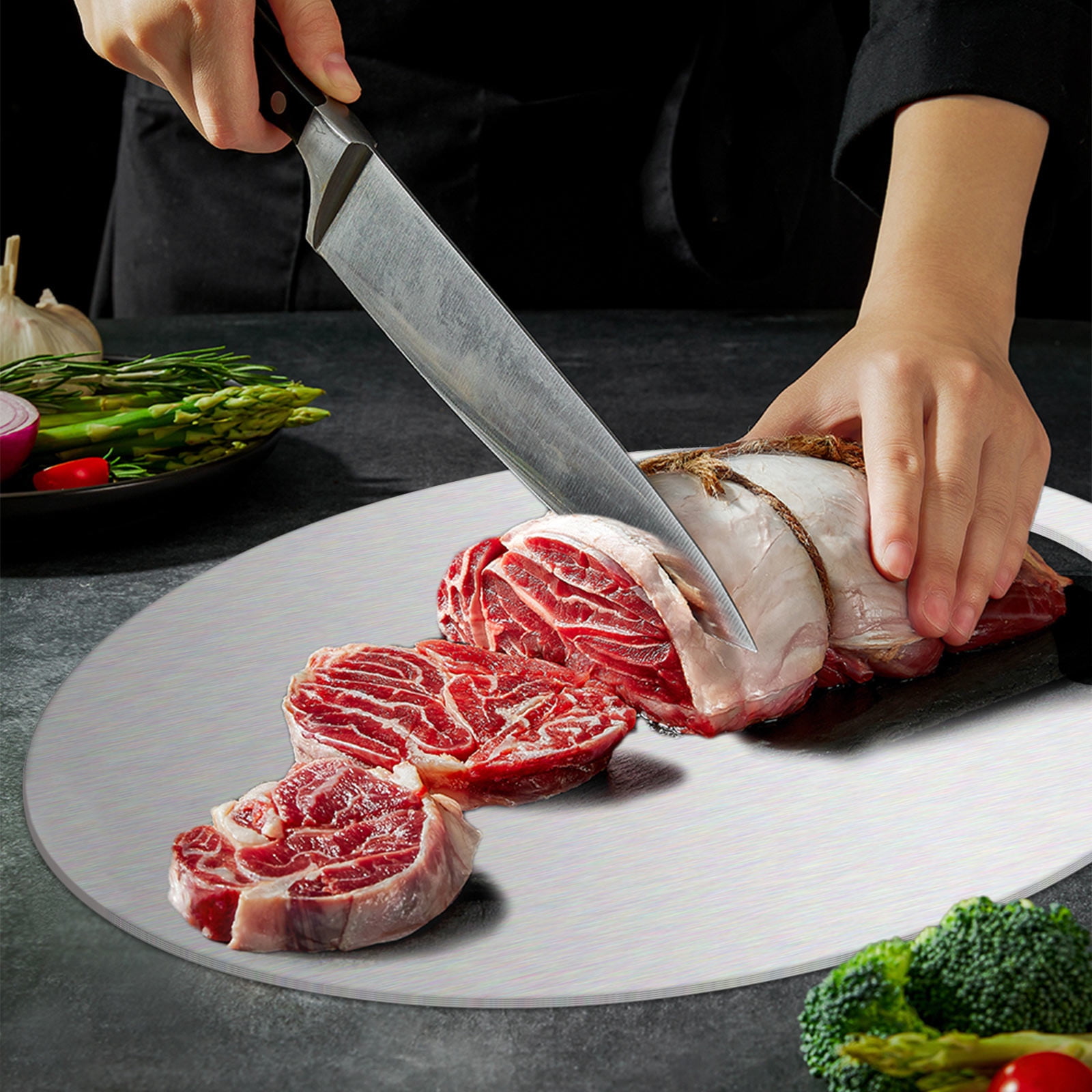 FELTREE Cutting Board, Titanium Cutting Board - Stainless Steel Cutting ...
