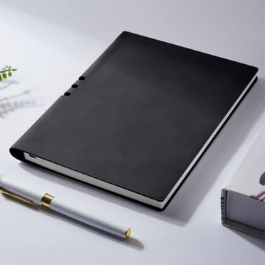 DMDUOU Solid Color Diary Thick Work Notebook A5 Perforated Notebook 200 ...