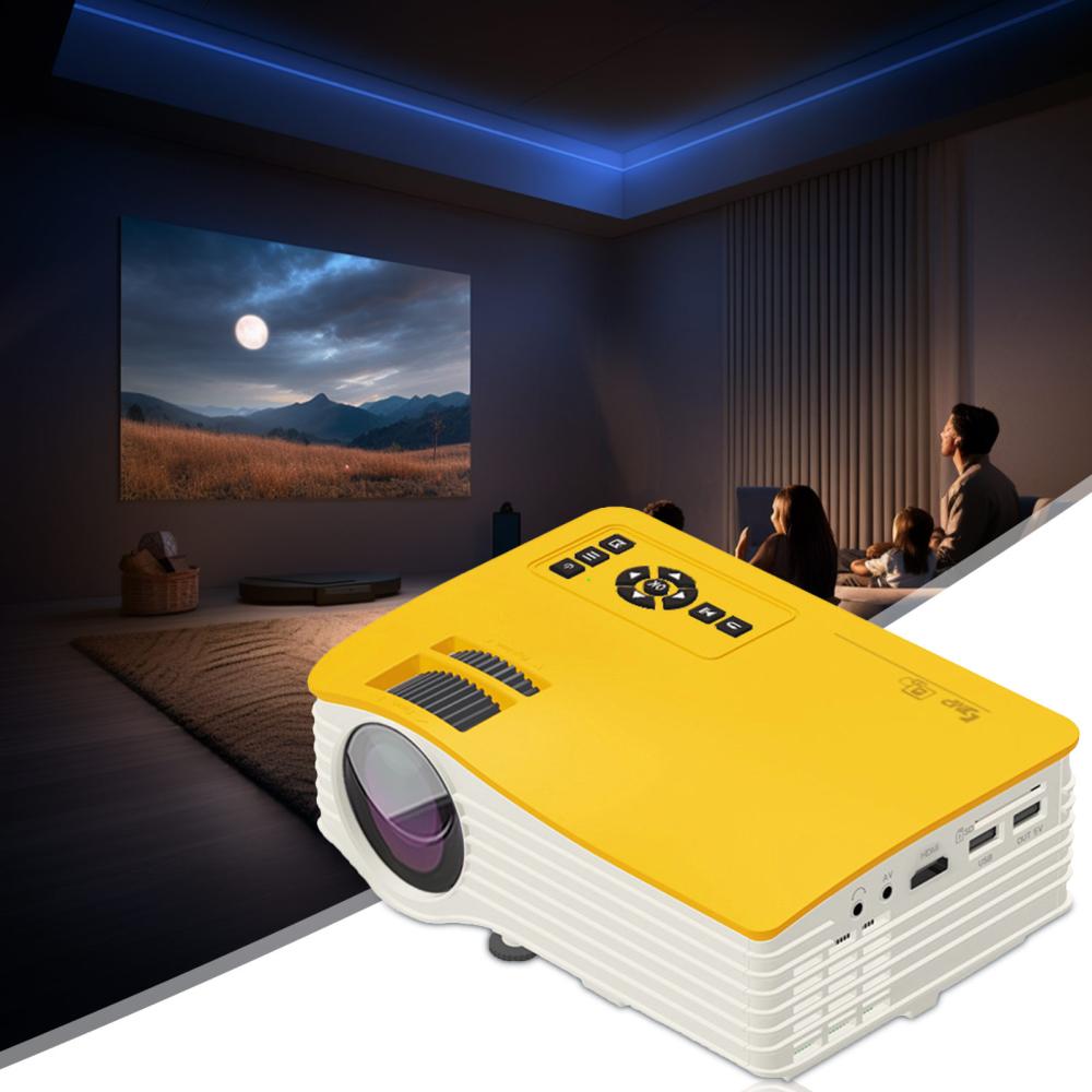 FELTREE Projector, Portable 1080P Mini Video Projector Easy to Carry ...