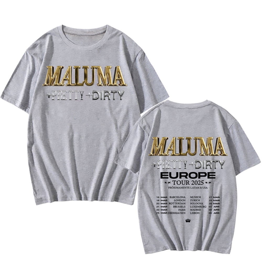 FEMBOY Rapper Maluma T-shirts Maluma +pretty+dirty Europet Tour 2025 ...
