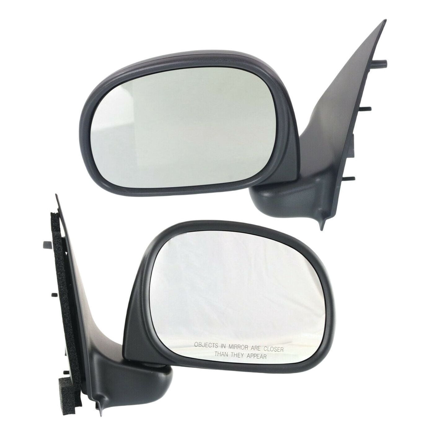 FEMPRXZ 2pcs Left Right Textured Black Manual Exterior Door Rear View ...