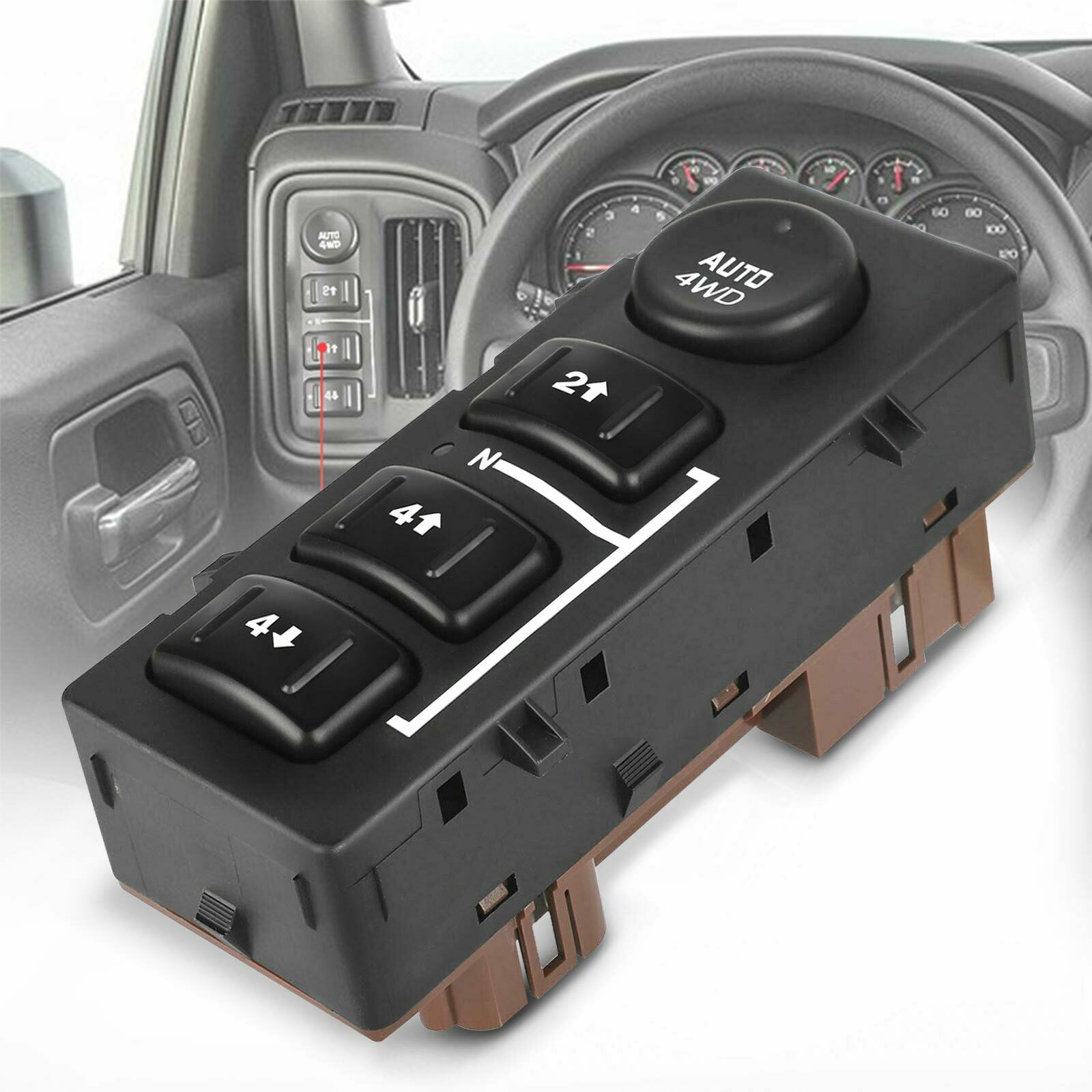 FEMPRXZ 4X4 4WD Selector Control Switch for Silverado 1500/1500HD ...