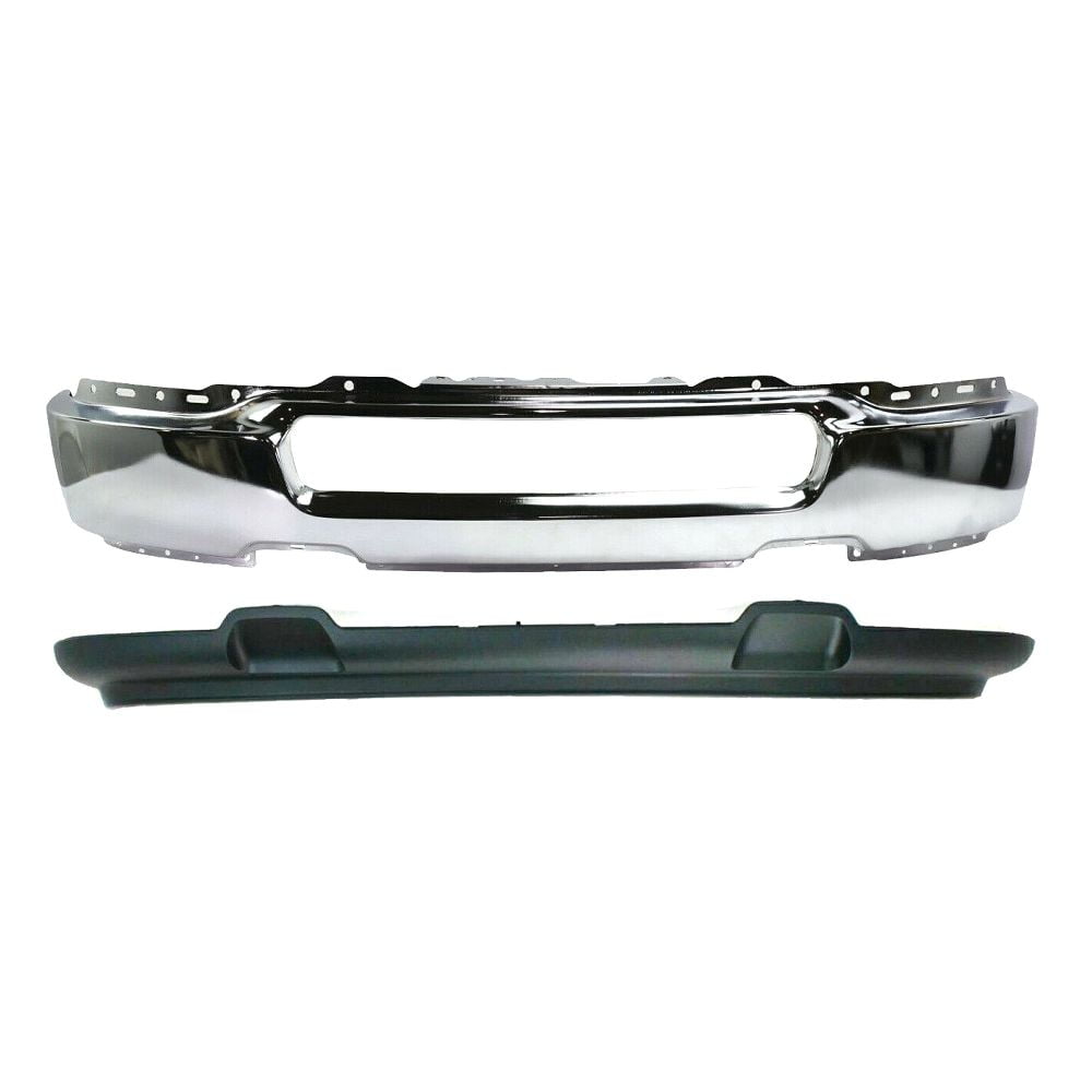 FEMPRXZ Front Bumper Chrome Steel + Lower Valance RWD for Ford for F150 ...