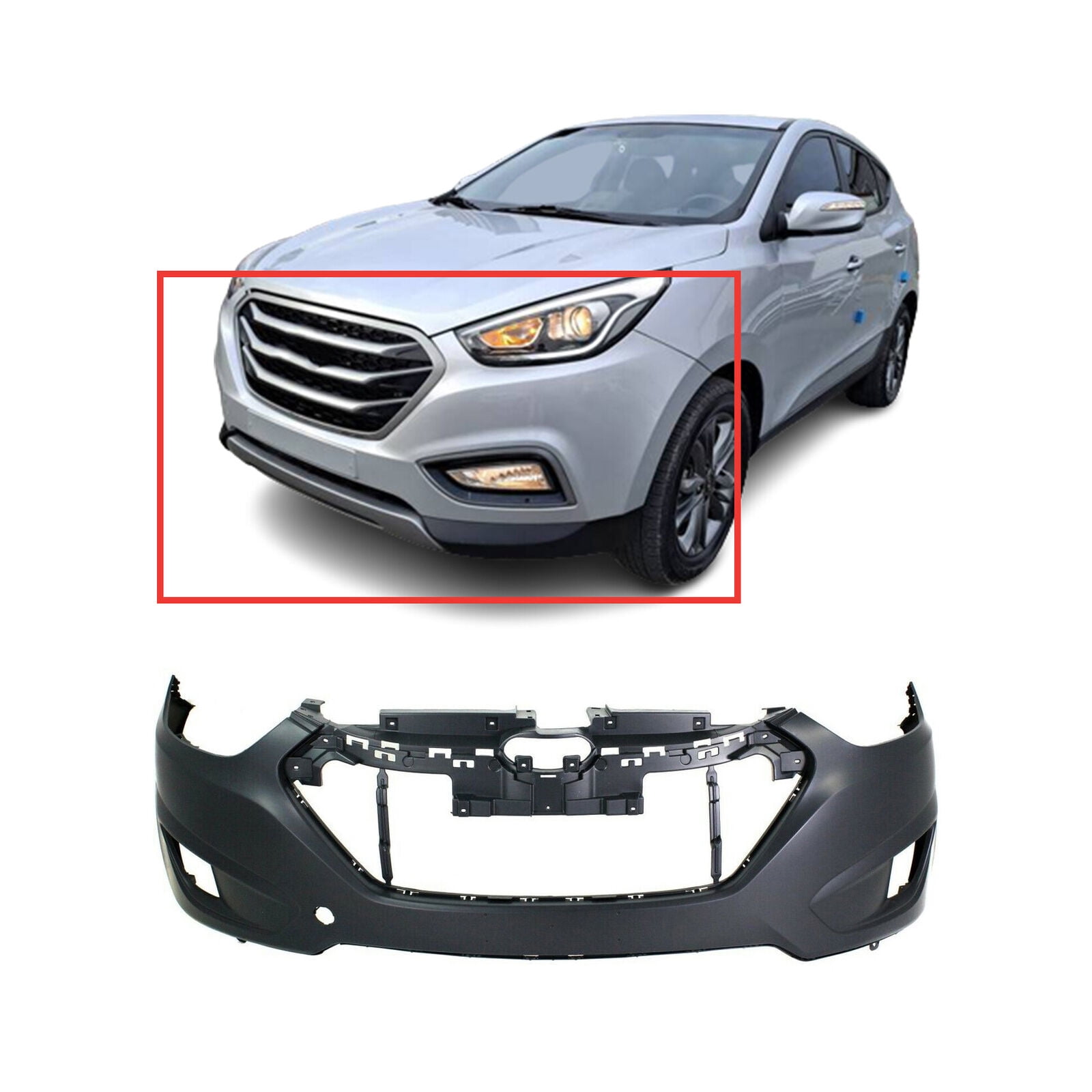 FEMPRXZ Front Bumper Cover for Hyundai for Tucson GLS/Limited 2010-2015 ...
