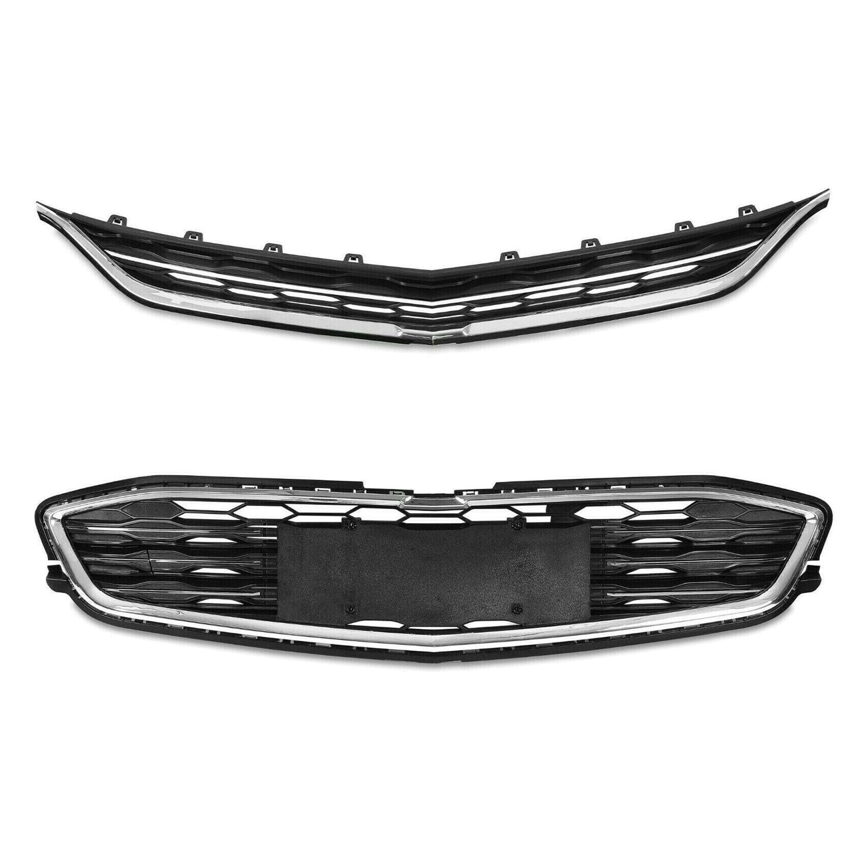 FEMPRXZ Front Bumper Upper & Lower Grille Honeycomb Mesh Grille Plastic ...