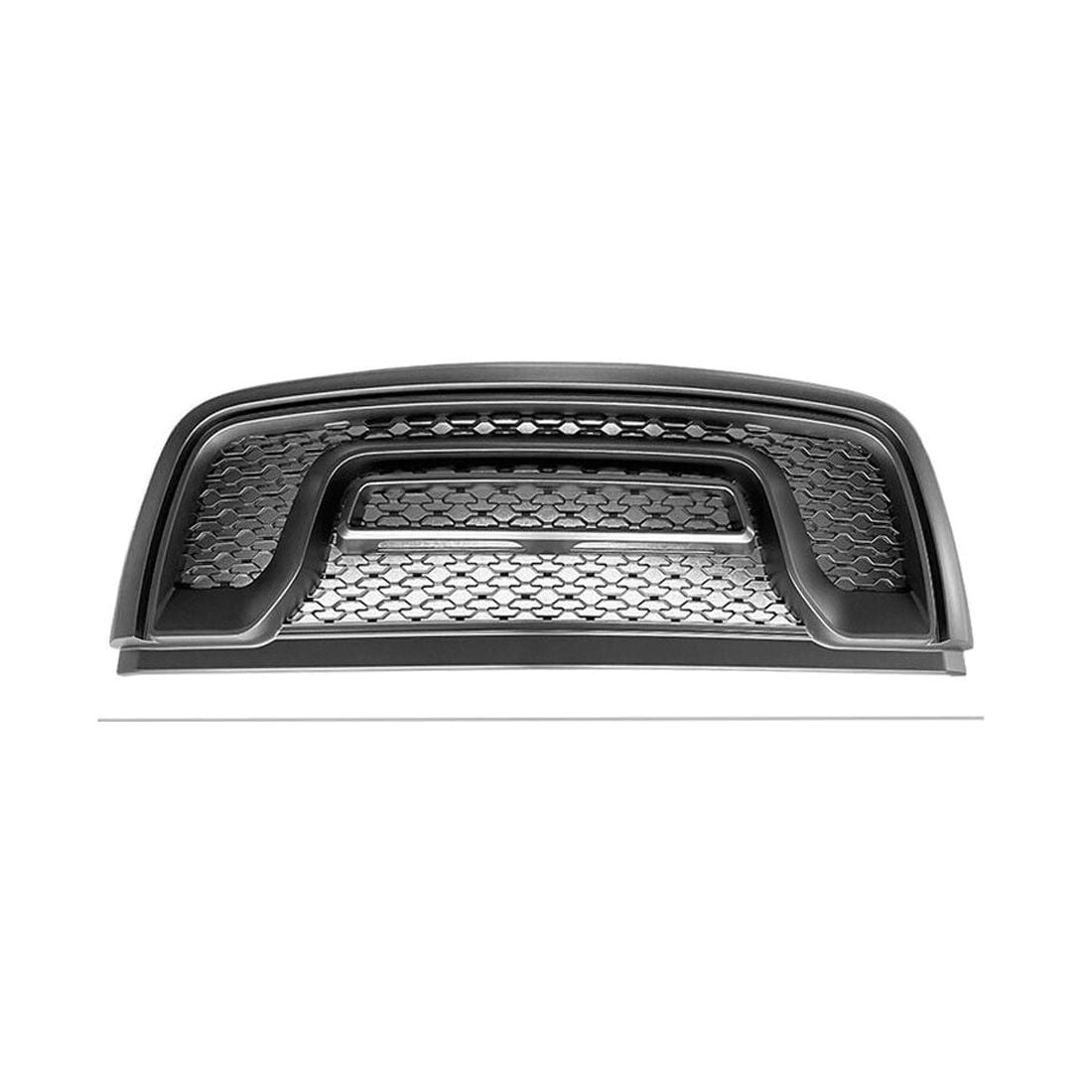 FEMPRXZ Front Upper Hood Mesh Grille Matte Black for Ram 1500 2015-2018 ...