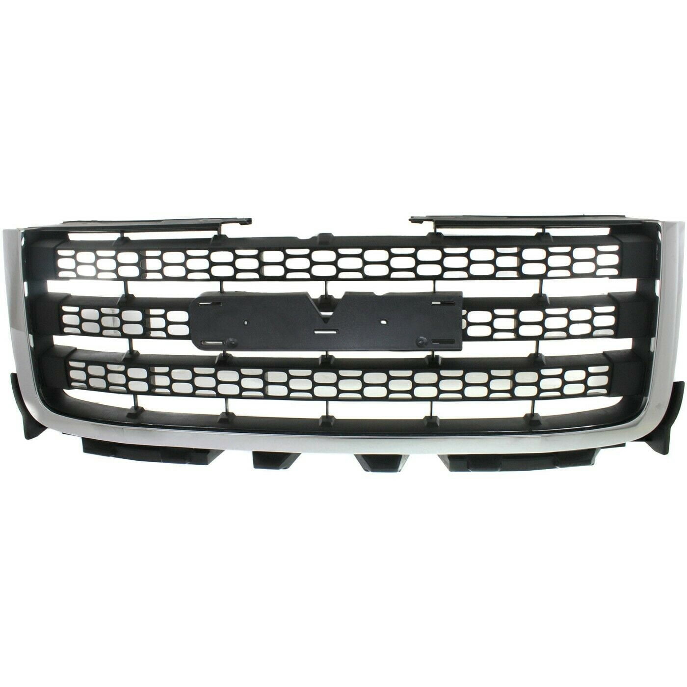 FEMPRXZ Grille Assembly Chrome with Textured Black Insert with Chrome ...