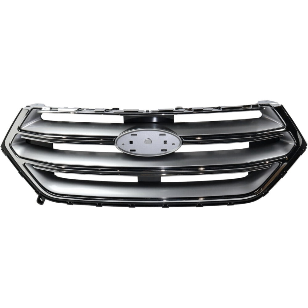 FEMPRXZ Grille Assembly Front Side Chrome w/ Silver Inserts for Ford ...